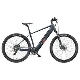 E-Bike Telefunken "Aufsteiger M921" E-Bikes Gr. 48cm, 29 Zoll (73,66cm), grau (granitgrau) Pedelec, Elektrofahrrad für Damen u. Herren, MTB