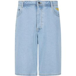 Homeboy Shorts Herren Gr&ouml;&szlig;e 33 blue denim / dunkelorange