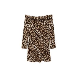 Mango Kleid 'Stark' Damen Gr&ouml;&szlig;e 40 braun / cappuccino / schwarz Sommerkleid