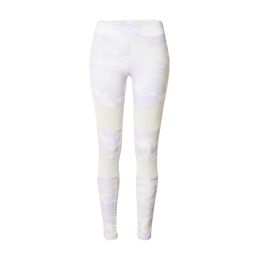Urban Classics Leggings Damen Gr&ouml;&szlig;e 4XL beige / lavendel / wei&szlig;
