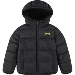 Steppjacke LEVI'S KIDS Gr. 8 (128), schwarz (meteorite) Jungen Jacken for BOYS