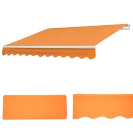 MCW Ersatz-Bezug f&uuml;r Markise H792, Gelenkarmmarkise Ersatzbezug Sonnenschutz, 5x3m ~ Polyester terracotta