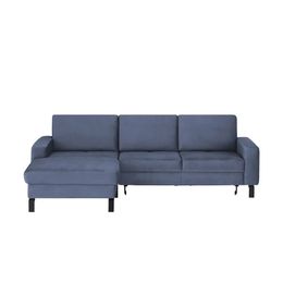 Höffner Ecksofa Coline Move ¦ blau ¦ Maße (cm): B: 258 H: 85 T: 185