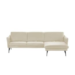 himolla Ecksofa Leder 1928 ¦ beige ¦ Maße (cm): B: 280 H: 83 T: 175