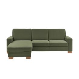 meinSofa Ecksofa Uli-S ¦ grün ¦ Maße (cm): B: 270 H: 90 T: 258