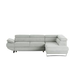 switch Ecksofa aus Mikrofaser Gio ¦ grau ¦ Maße (cm): B: 263 H: 88 T: