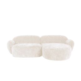 Soho Ecksofa Bubble ¦ creme ¦ Maße (cm): B: 236 H: 80 T: 164