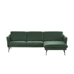 himolla Ecksofa Leder 1928 ¦ grün ¦ Maße (cm): B: 280 H: 83 T: 175