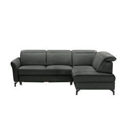 U.N.O uno Ecksofa Basel ¦ schwarz ¦ Maße (cm): B: 243 H: 100 T: 200