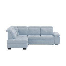 Smart Ecksofa Tamara ¦ blau ¦ Maße (cm): B: 252 H: 90 T: 192