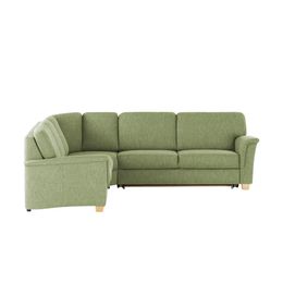 Smart Ecksofa Valencia ¦ grün ¦ Maße (cm): B: 242 H: 90 T: 272