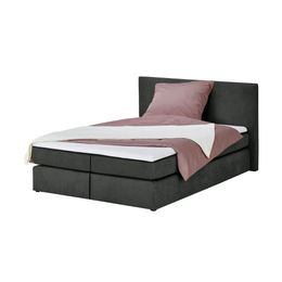 Smart Boxspringbett Basic ¦ schwarz ¦ Maße (cm): B: 193 H: 97 T: 211