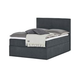 Boxi Boxspringbett mit trendigem Keder Boxi Urban ¦ grau ¦ Maße (cm):