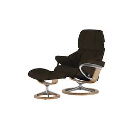 stressless Relaxsessel mit Hocker Reno S ¦ braun ¦ Maße (cm): B: 79