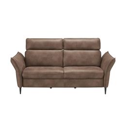 Hukla Sofa 2,5-sitzig Solea ¦ braun ¦ Maße (cm): B: 196 T: 95