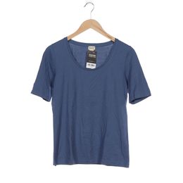 hessnatur Damen T-Shirt, blau, Gr. 36