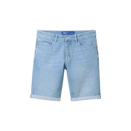 Tom Tailor Herren Josh Jeans Shorts, blau, Uni, Gr. 30