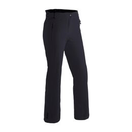 Skihose Maier Sports "Vroni slim" Gr. 46, Normalgrößen, blau (dunkelblau) Damen Hosen Schneehose, wind- und wasserdicht, 2 RV-Taschen, Slim Fit