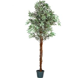 Olivenbaum, Kunstbaum, Kunstpflanze, 180cm - PLANTASIA