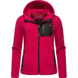 Marikoo Fleecejacke Damen, fuchsia