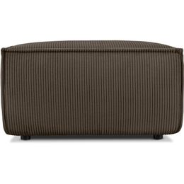 Napi Sitzpouf gefederte Sitzfläche, braun - Konsimo