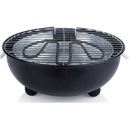 Freistehender elektrogrill 30 cm 1250 w schwarz Tristar bq-2880