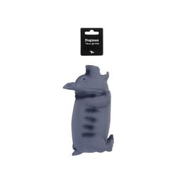 Dogman Hundespielzeug Latex Schwein Grau 23cm