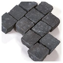 Seltra Natursteine Pflastersteine SANOKU Basalt anthrazit-schwarz, 15x15x12 cm
