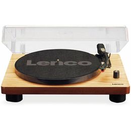 Lenco Plattenspieler LS-50, USB, holz, mit integrierten Lautsprechern
