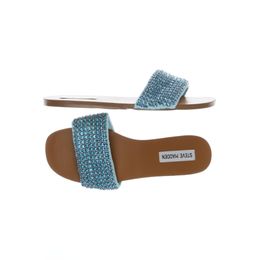 Steve Madden Damen Sandale, blau, Gr. 7.5