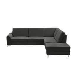 meinSofa Ecksofa Lea ¦ schwarz ¦ Maße (cm): B: 271 H: 92 T: 235