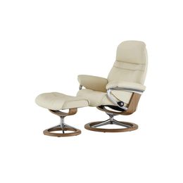 stressless Relaxsessel mit Hocker Leder Sunrise S ¦ creme ¦ Maße (cm)