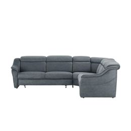 himolla Ecksofa 9707 ¦ blau ¦ Maße (cm): B: 291 H: 84 T: 261