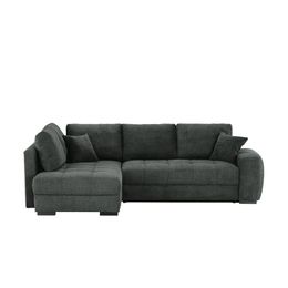 Höffner Ecksofa Mykonos de Luxe ¦ schwarz ¦ Maße (cm): B: 269 H: 90 T: 179