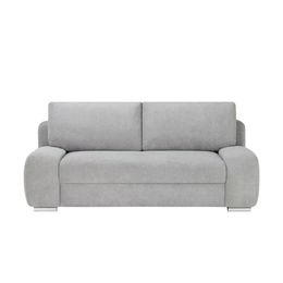 bobb Schlafsofa mit Boxspringpolsterung Viannie de Luxe ¦ grau ¦ Maß