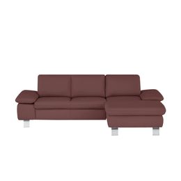 Smart Ecksofa Finola ¦ rot ¦ Maße (cm): B: 240 H: 80 T: 152