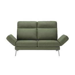 Höffner Sofa 2-sitzig mit Funktion Timea ¦ grün ¦ Maße (cm): B: 172 H: 109 T: