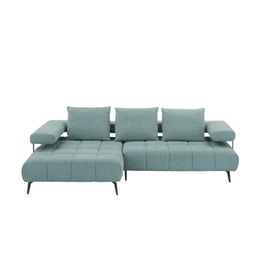 switch Ecksofa MAGNETIC ¦ türkis/petrol ¦ Maße (cm): B: 266 H: 69 T: