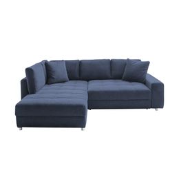 bobb Ecksofa Arissa de Luxe ¦ blau ¦ Maße (cm): B: 265 H: 84 T: 215