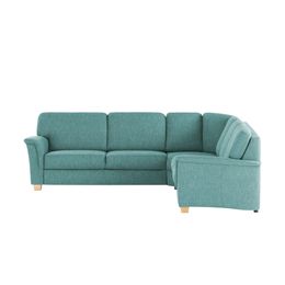 Smart Ecksofa Valencia ¦ türkis/petrol ¦ Maße (cm): B: 272 H: 90 T: