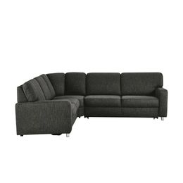 Smart Ecksofa Valencia ¦ schwarz ¦ Maße (cm): B: 236 H: 90 T: 266