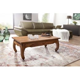 Wohnling Sheesham Opium Couchtisch Massiv 110 x 60 cm Massivholz