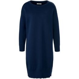 Strickkleid Peter Hahn PURE EDITION blau