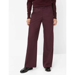 Brax Damen Palazzohose Style MAINE, Beere, Gr. 38