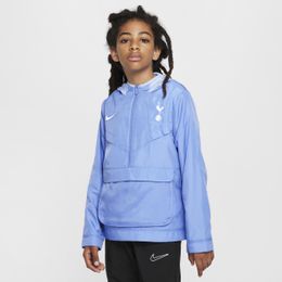 Tottenham Hotspur Amplify Windrunner Nike Fußball-Anorak (ältere Kinder, Jungen) - Blau