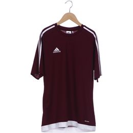 Adidas Herren T-Shirt, bordeaux, Gr. 48