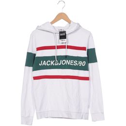 Jack & Jones Jack & Jones Herren Kapuzenpullover, weiß, Gr. 46