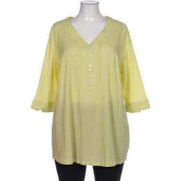 Ulla Popken Damen Bluse, gelb, Gr. 50