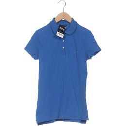 Tommy Hilfiger Damen Poloshirt, blau, Gr. 36