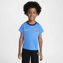 FC Chelsea Academy Pro Nike Dri-FIT Fußball-Kurzarmshirt für jüngere Kinder - Blau